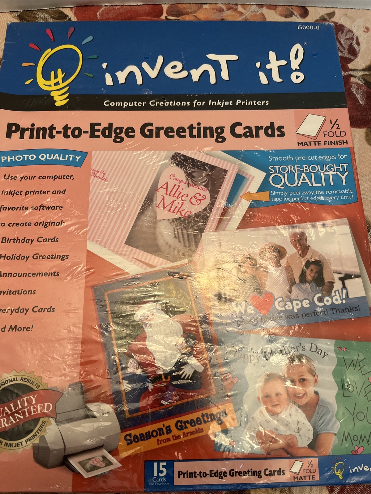 Invent It Computer Creations for Inkjet Printers Greeting Cards for ...
