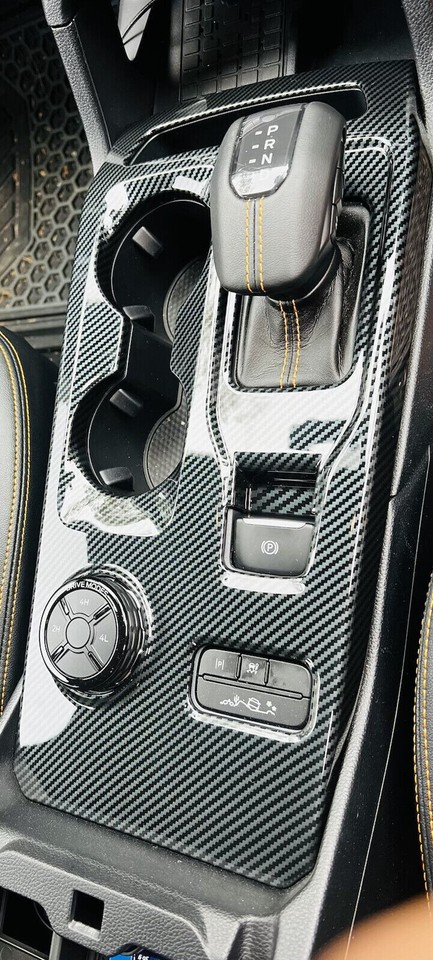 For Ford 2024 Ranger XLT Accessories Carbon Fiber Gear Shift Panel ...