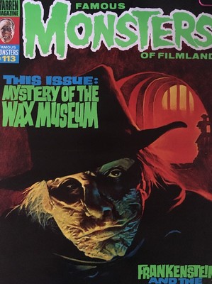 Famous Monsters Vintage Poster Magazine Comic Book Cover 1970's ...