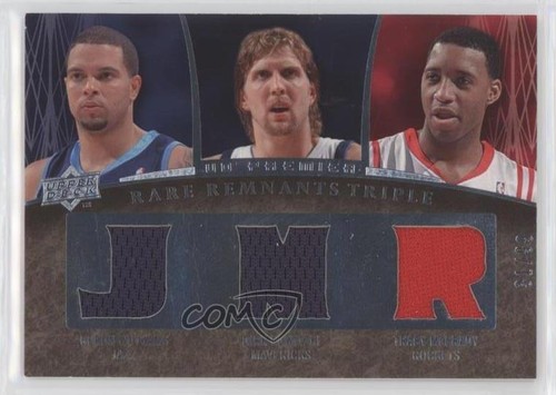 2007-08 UD Premier - Rare Remnants Triple #RR3-MNW Dirk Nowitzki, Tracy ...