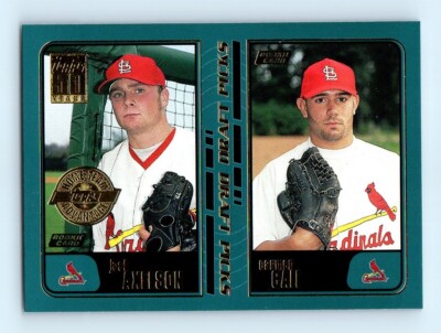 2001 Topps Home Team Advantage Josh Axelson/Carmen Cali Rookie St ...