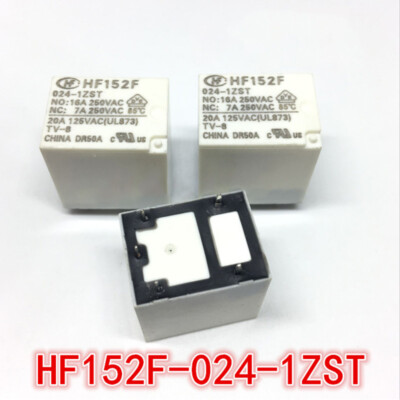 1pc HONGFA HF152F-024-1ZST Power Relay 24VDC 4Pins 16A 250VAC | eBay