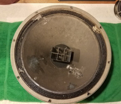 ALTEC 602D, hf not working, good core for 803/416A woofer recone, but ...