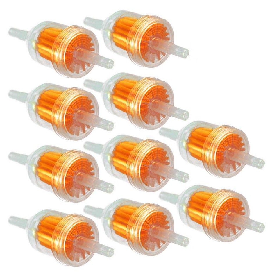 36X 1/4" 5/16" 7mm/8mm Inline Gas Fuel Filter For Small Engine Lawn ...