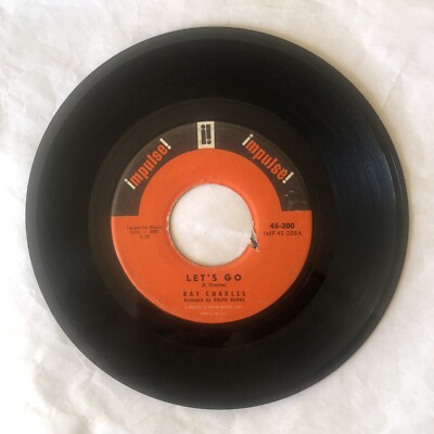 Ray Charles - Let’s Go / One Mint Julep 45 RPM Impulse Records Vinyl 7 ...