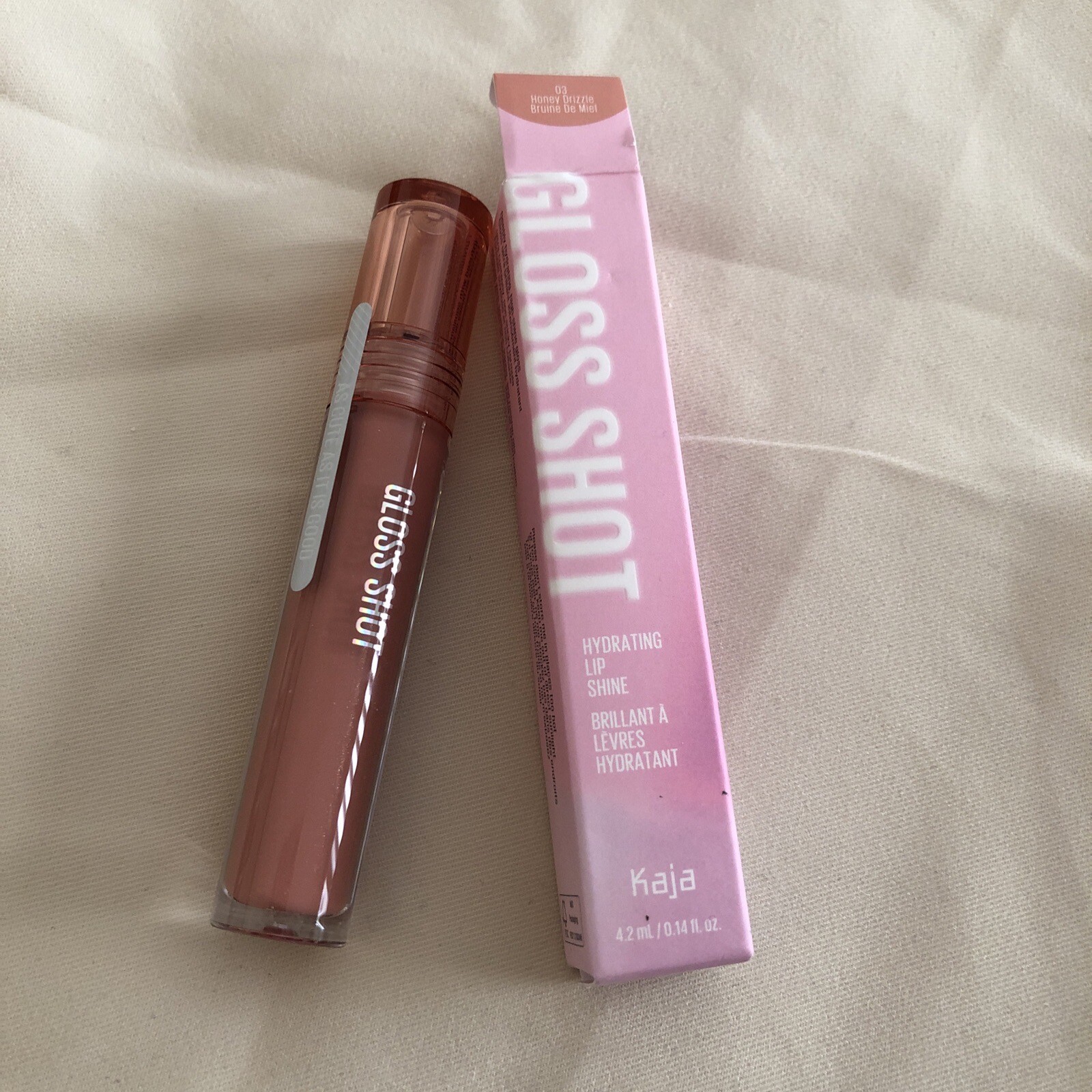 Kaja Beauty Gloss Shot Hydrating Lip Shine Shade 03 Honey Drizzle 4.2ml ...