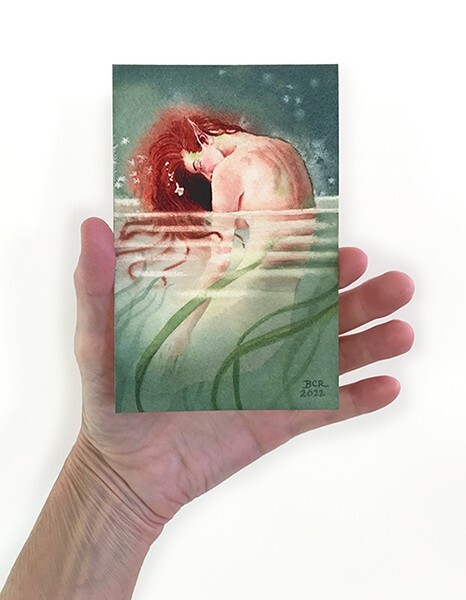 Nymphaea #1 Water Nymph Original Watercolor Painting Beth Corben Reed ...