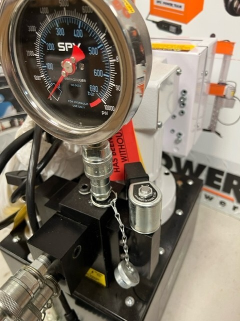 SPX Powerteam hydraulic torque wrench pump electric 10000 PSI | eBay