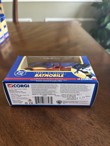 Corgi - Batman - Batmobile Red 1930's - 1:43rd Scale | eBay