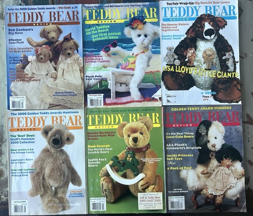 Lot of 6 Teddy Bear Review Vintage Magazines 2000 Good Condition | eBay