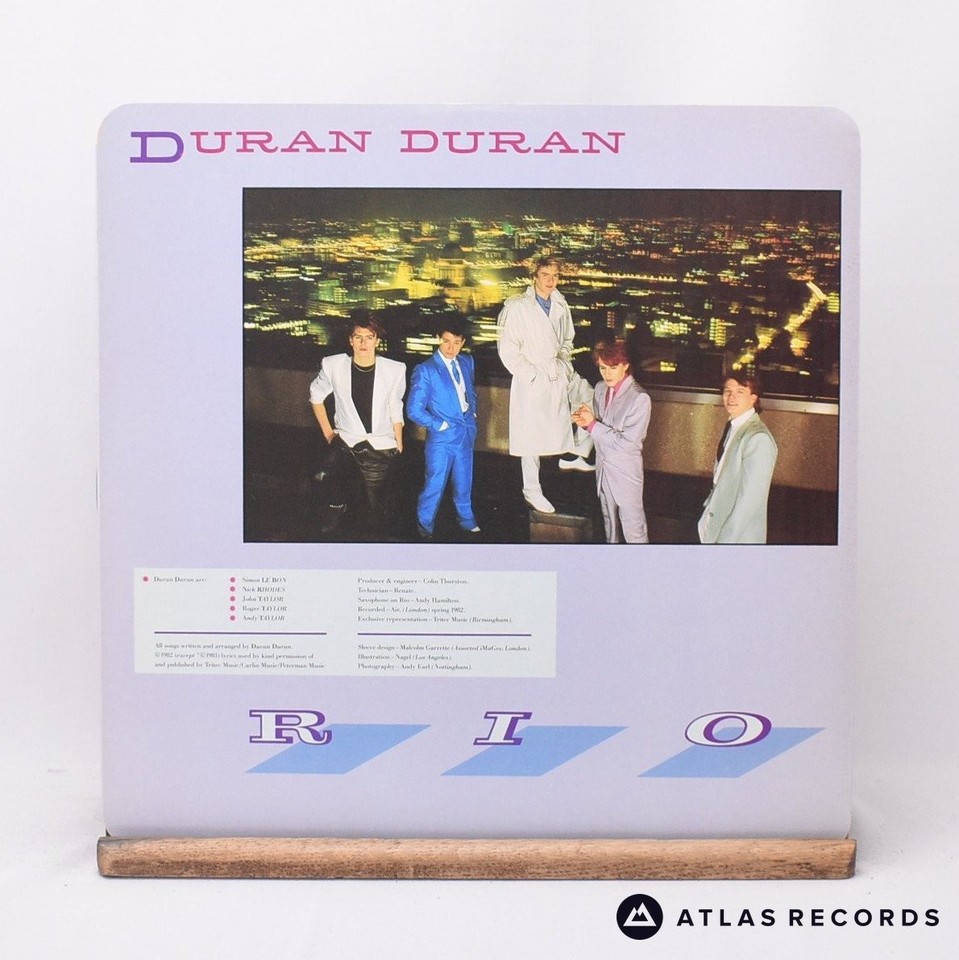Duran Duran Rio A-3 B-1 First Uk Press LP Album Vinyl Record EMC 3411 ...