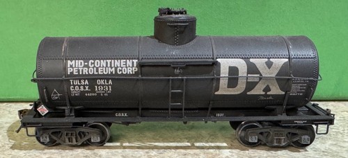 P2K HO 10K Mid-Continent Petroleum Co Tank Car - COSX 1931 - Weathered ...