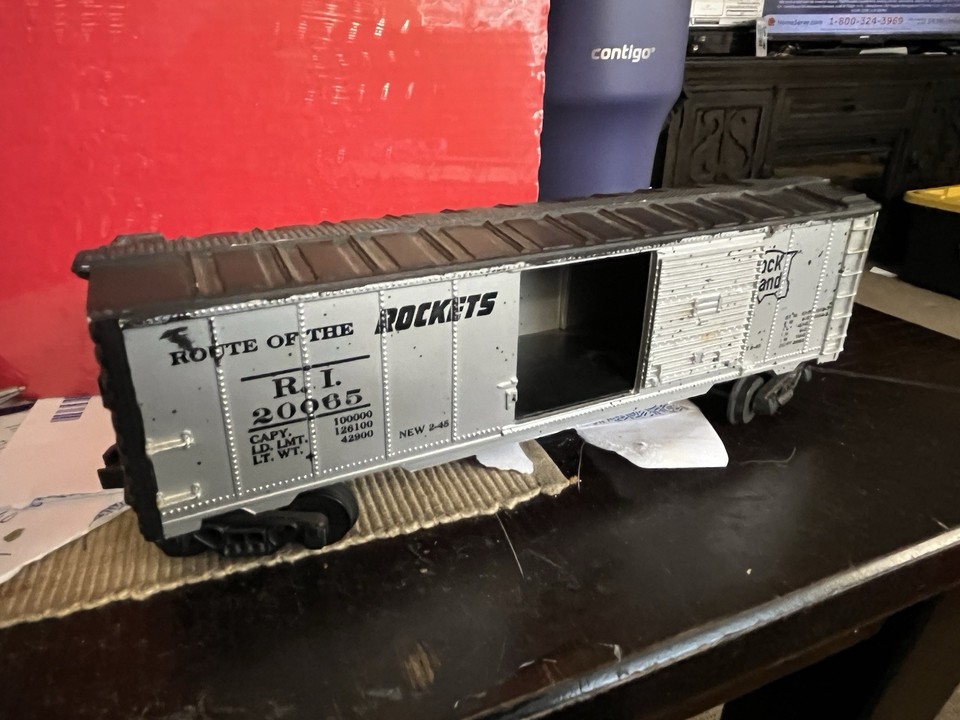 Lionel O Gauge Rock Island Box Car 20065 Blt 2-45 | eBay