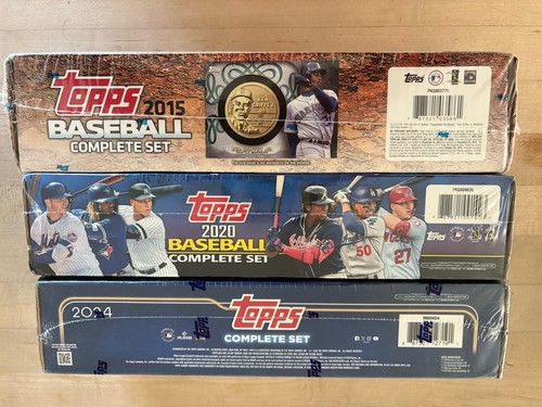 Lot Of 3 Topps MLB Baseball Factory Sealed Complete Sets 2015 2020 ...