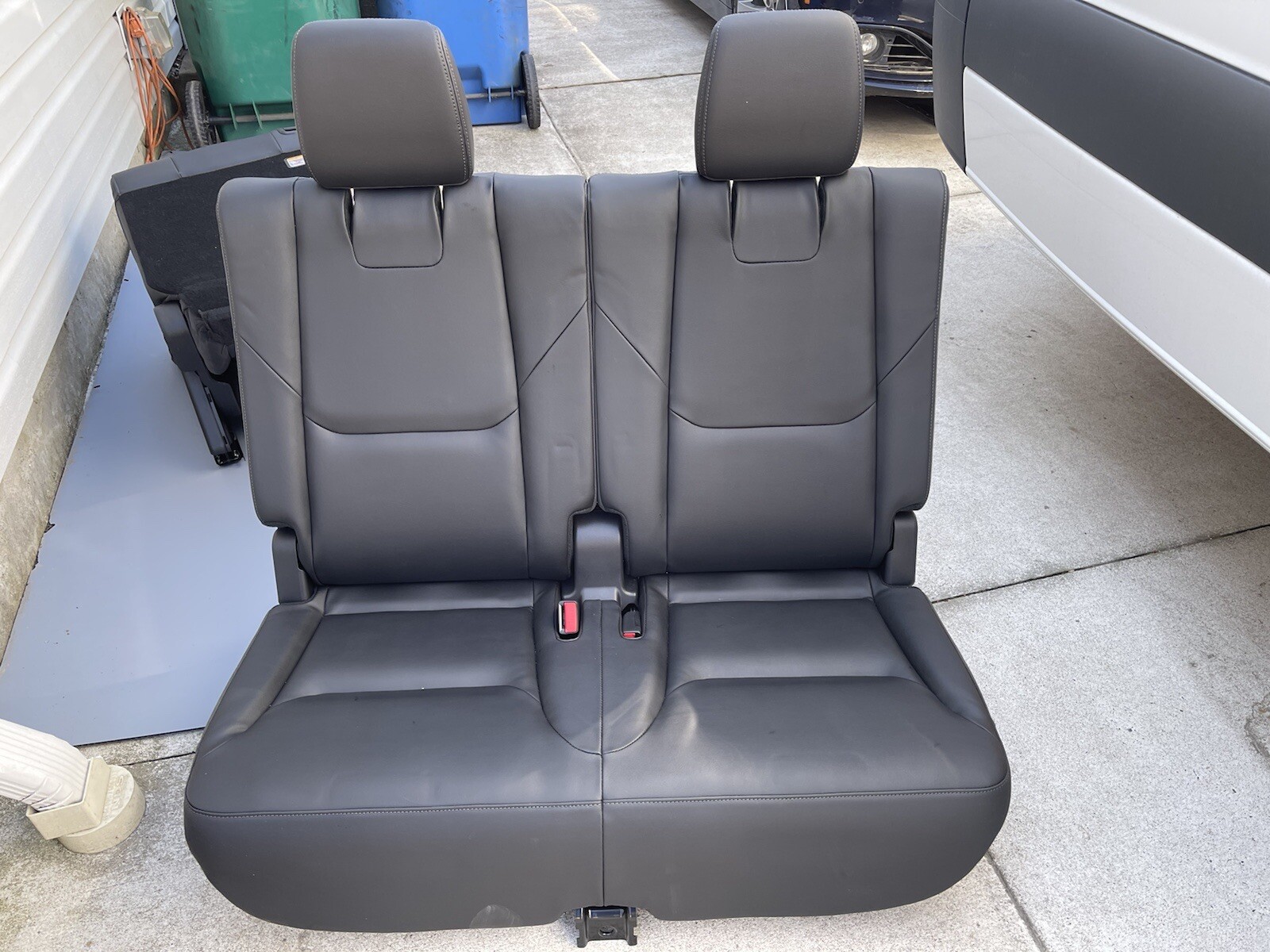 18 2019 MAZDA CX9 CX-9 OEM THIRD 3RD ROW REAR SEAT BLACK LEATHER 2020 ...