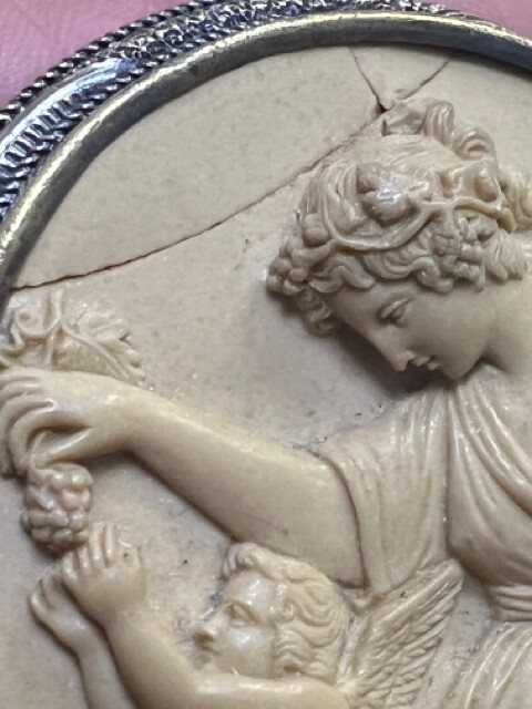 Huge 18k Lava Carved Cameo by Perotti Victorian Era 2”x 2.10” | eBay