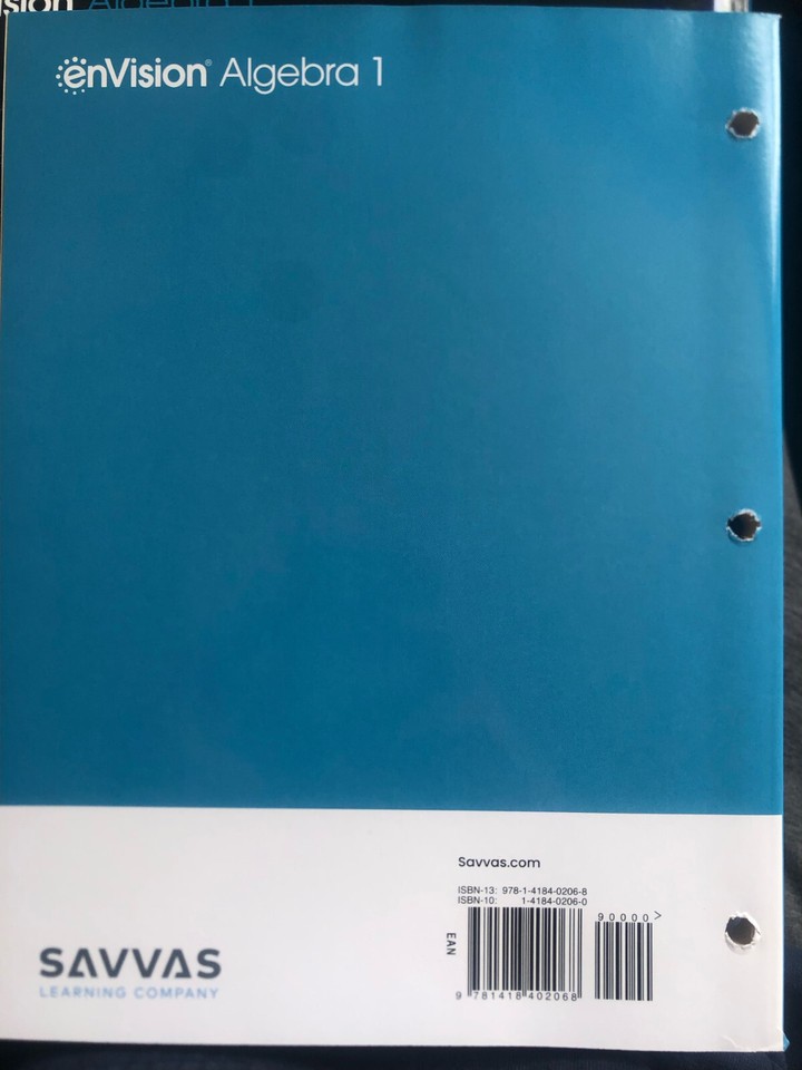 enVision Algebra 1 Assessment Sourcebook | eBay