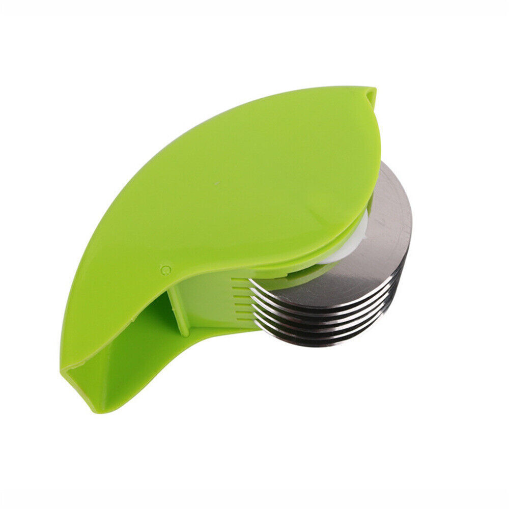 6 Stainless Steel Blade Herb Roller Mincer, Manual Scallion Chive Mint ...