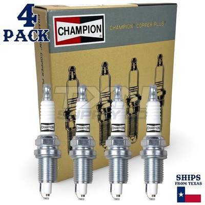 4 Pack Champion Copper Plus Spark Plugs for 2001 Volkswagen Jetta 2.0L ...
