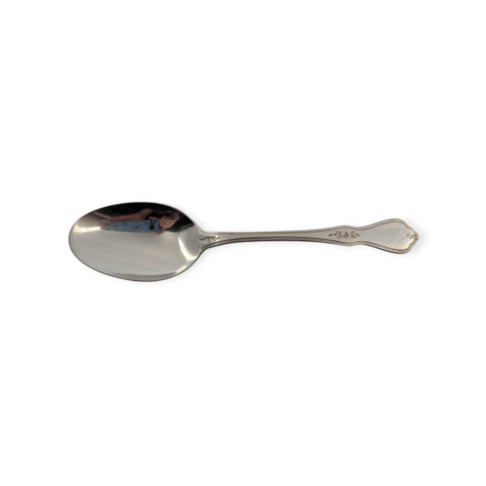 Oval Place Soup Spoon Morning Blossom by Oneida Stainless Flatware ...