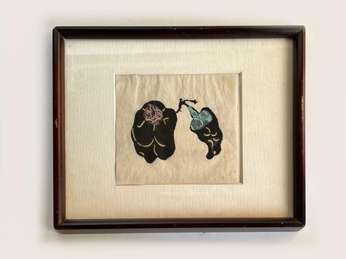 Japanese Woodblock Print Living National Treasure Serizawa Keisuke ...