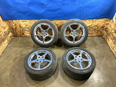 97 - 04 CHEVROLET CORVETTE C5 OEM ALLOY POLISHED RIMS WHEELS TIRES 18X9 ...