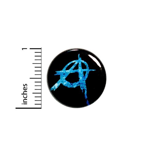 Vintage 80s 90s Style Pin Button Anarchy Symbol Punk Rock Button Pin 1 ...