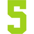 Varsity Number 5 Decal Sticker Vinyl Window College Athletic Letters ...