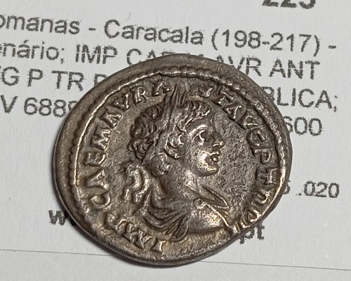 Roman Silver Coin CARACALLA Denarius Rome Caracala Roma RCV 6889 RIC ...