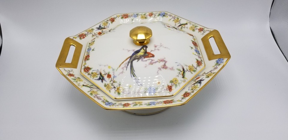Haviland "Acadia" Round (Octagon) Covered Vegetable | eBay