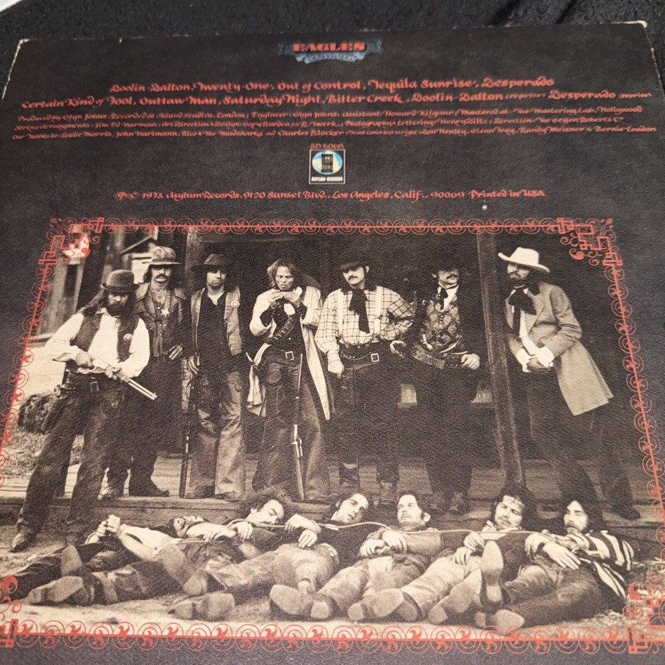 Eagles - Desperado - 1973 Vinyl Record , Asylum Records , SD 5068 | eBay