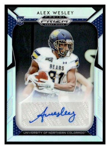 2019 Panini Alex Wesley Draft Picks Prizm Silver Autograph | eBay