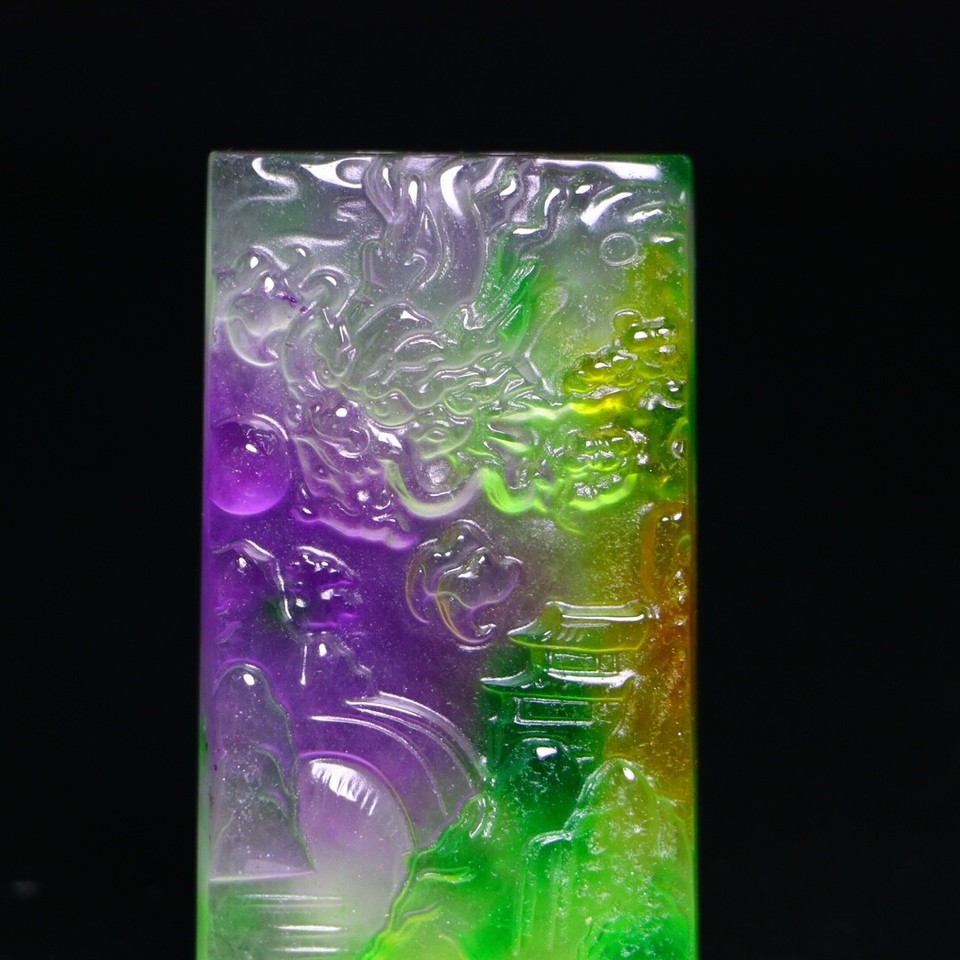 Perfect High Ice Chinese Jadeite Jade Precision Carving Dragon Pendant ...