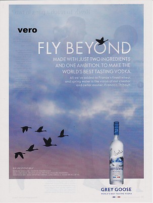 2014 magazine ad GREY GOOSE Vodka alcohol advertisement print advert ...