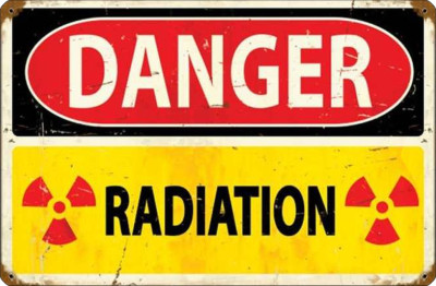 Danger Radiation Sticker Decal Retro | eBay