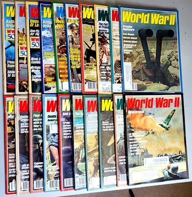 World War II Magazine 20 Issues Assorted Months 1986 - 1991 VGC ~ Z62C ...