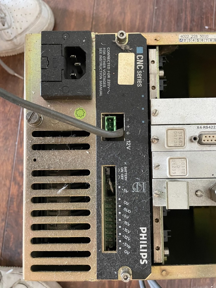 MAHO PHILIPS CNC Card Rack NC 4022 228 5010 central processor graphics ...