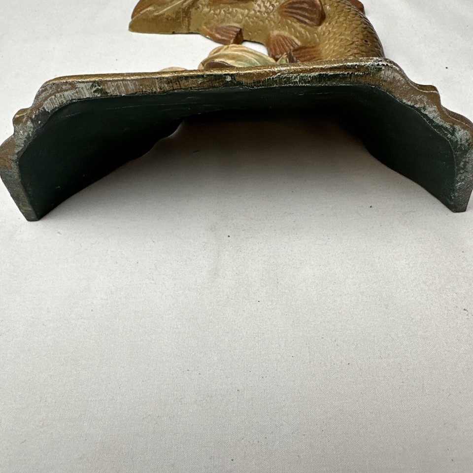 Cast Iron Handpainted Jumping Trout / Fish Door Stop / Door Wedge | eBay UK