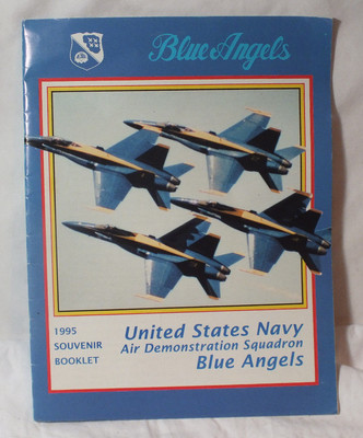 BLUE ANGELS 1995 SOUVENIR BOOKLET US NAVY | eBay