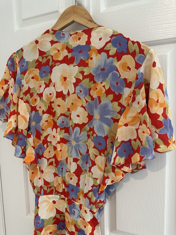 Vintage Jennifer Moore Floral Sundress | US 4 / AU 8 Party Cocktail ...