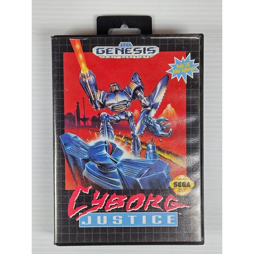 Cyborg Justice Authentic SEGA Genesis Video Game & Box | eBay