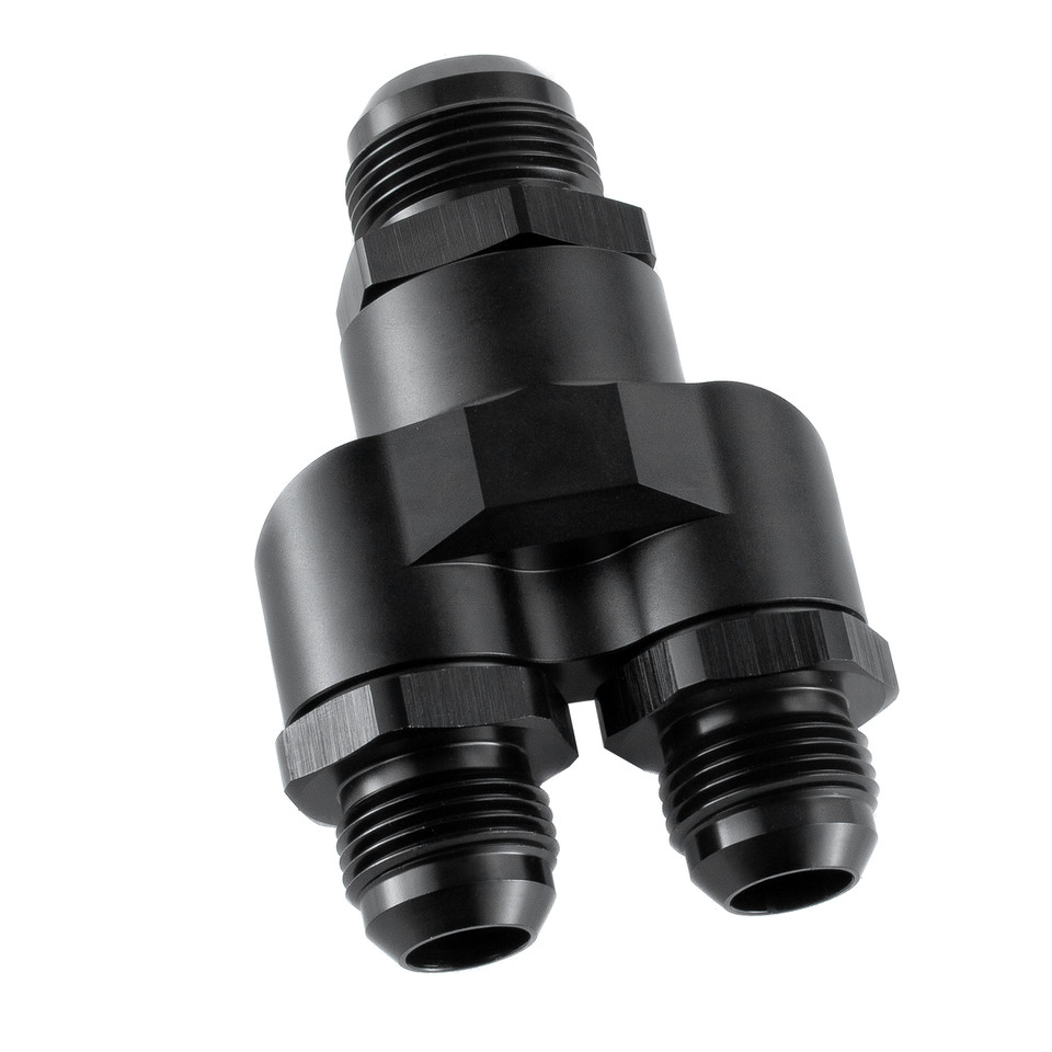 16 AN to 2x 12AN Parallel "Y" Distribution Block Custom W/ 1/4 NPT | eBay