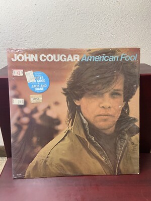 JOHN COUGAR MELLENCAMP AMERICAN FOOL 1982 LP With Hype Sticker RVL 7501 ...