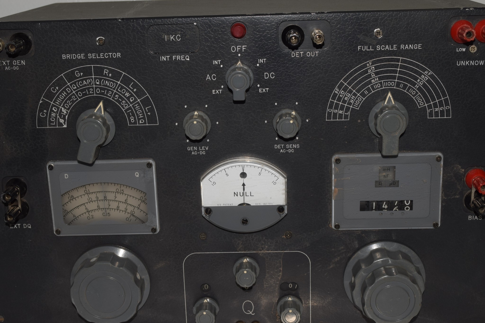 *TC* GENERAL RADIO GENRAD 1608-A IMPEDANCE BRIDGE (KUP34) | eBay