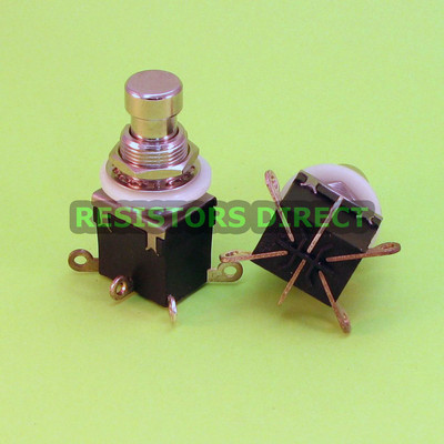 1x Foot Stomp Switch Button DPDT Momentary Guitar Effects Pedal Box ...
