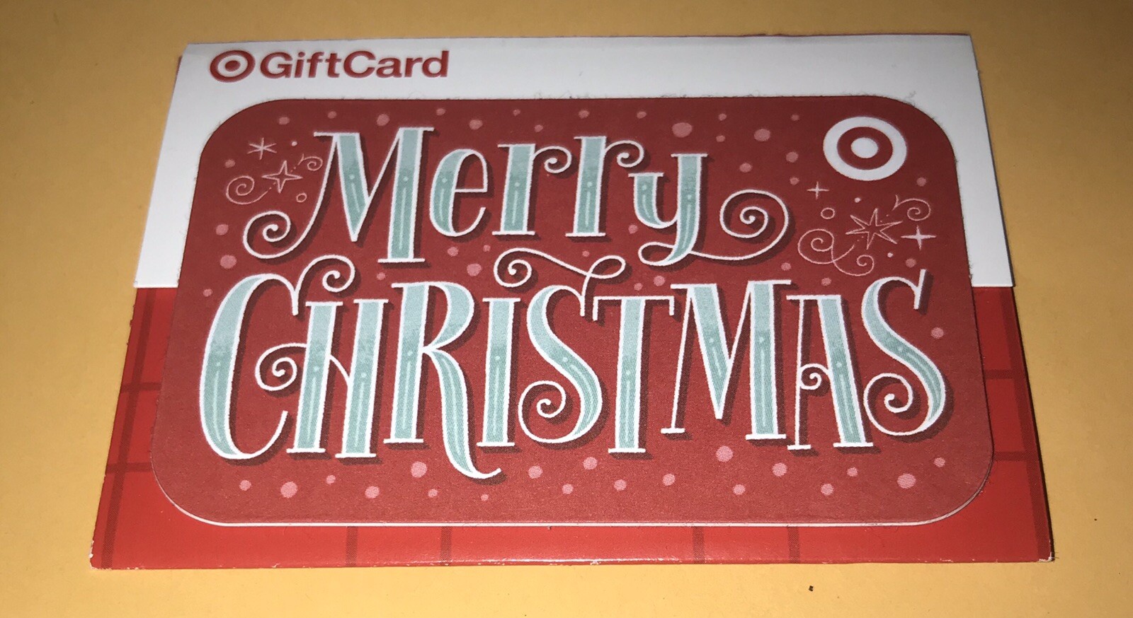 2017 MERRY CHRISTMAS TARGET GIFT CARD RED & GREEN NO VALUE NEW ...