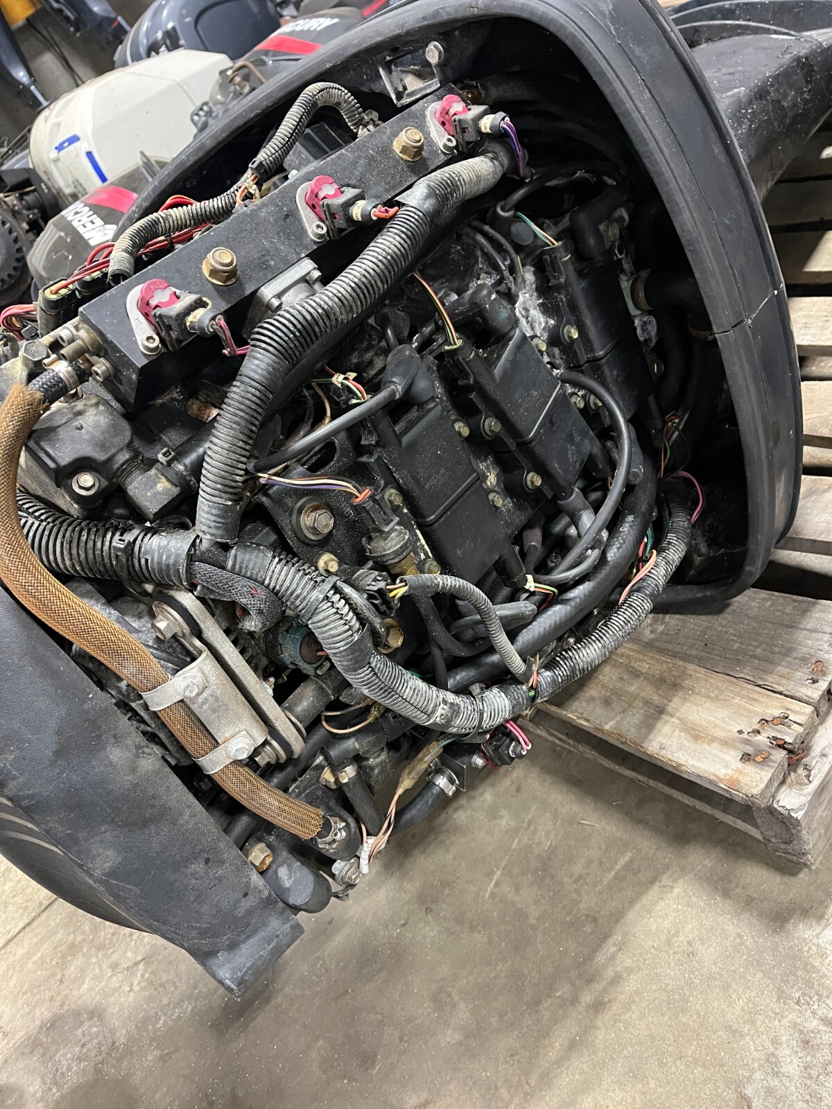 1999 Mercury Optimax 225 hp 2-Stroke 30" CXXL Outboard Boat Motor OPTI ...