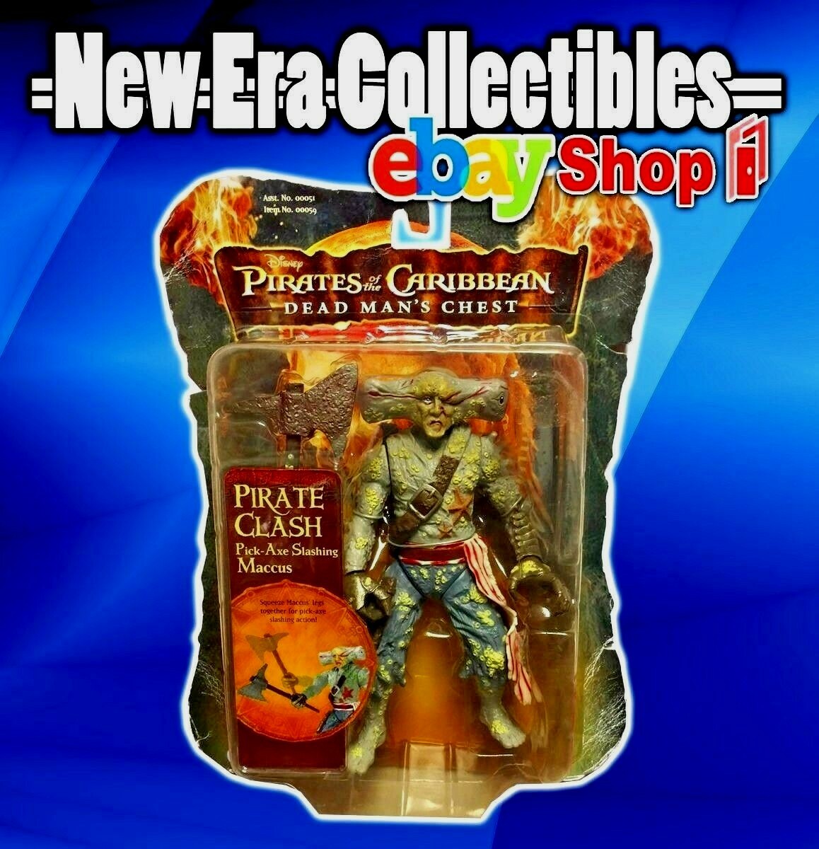 Disney Pirates of the Caribbean Pirate Clash Pick Axe Slashing Maccus ...