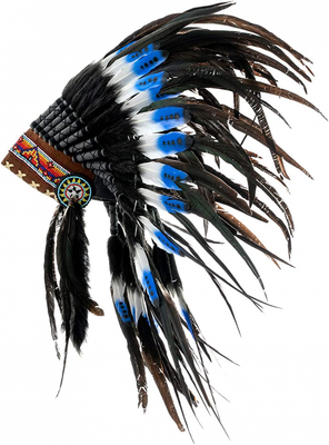 Feather Headdress Native American Women