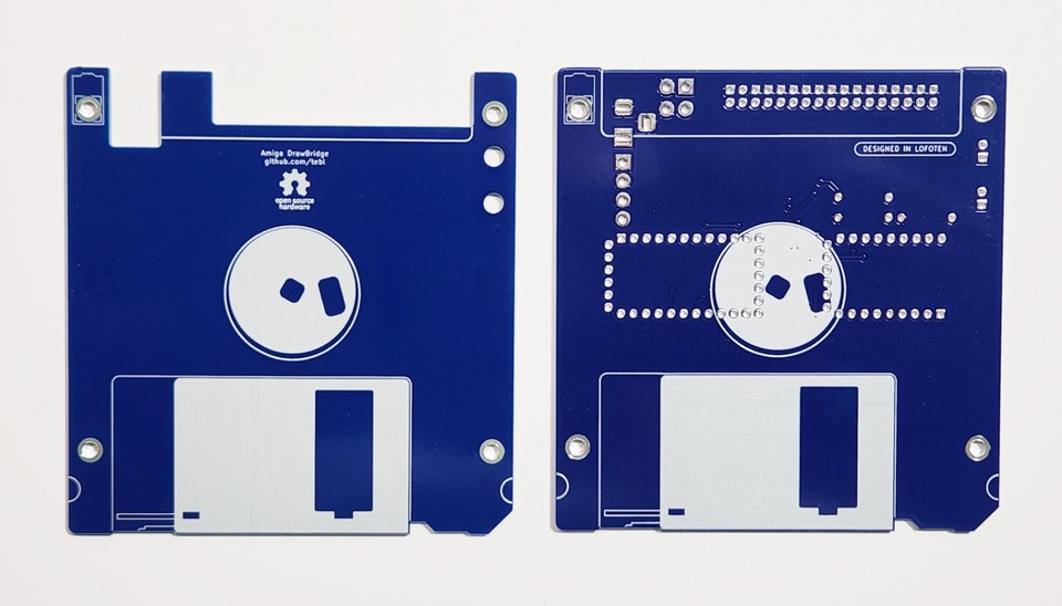 Commodore Amiga Drawbridge PCB Set of 2 for DIY | eBay
